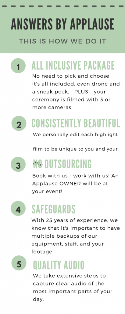 Wedding Videography - Applause Productions